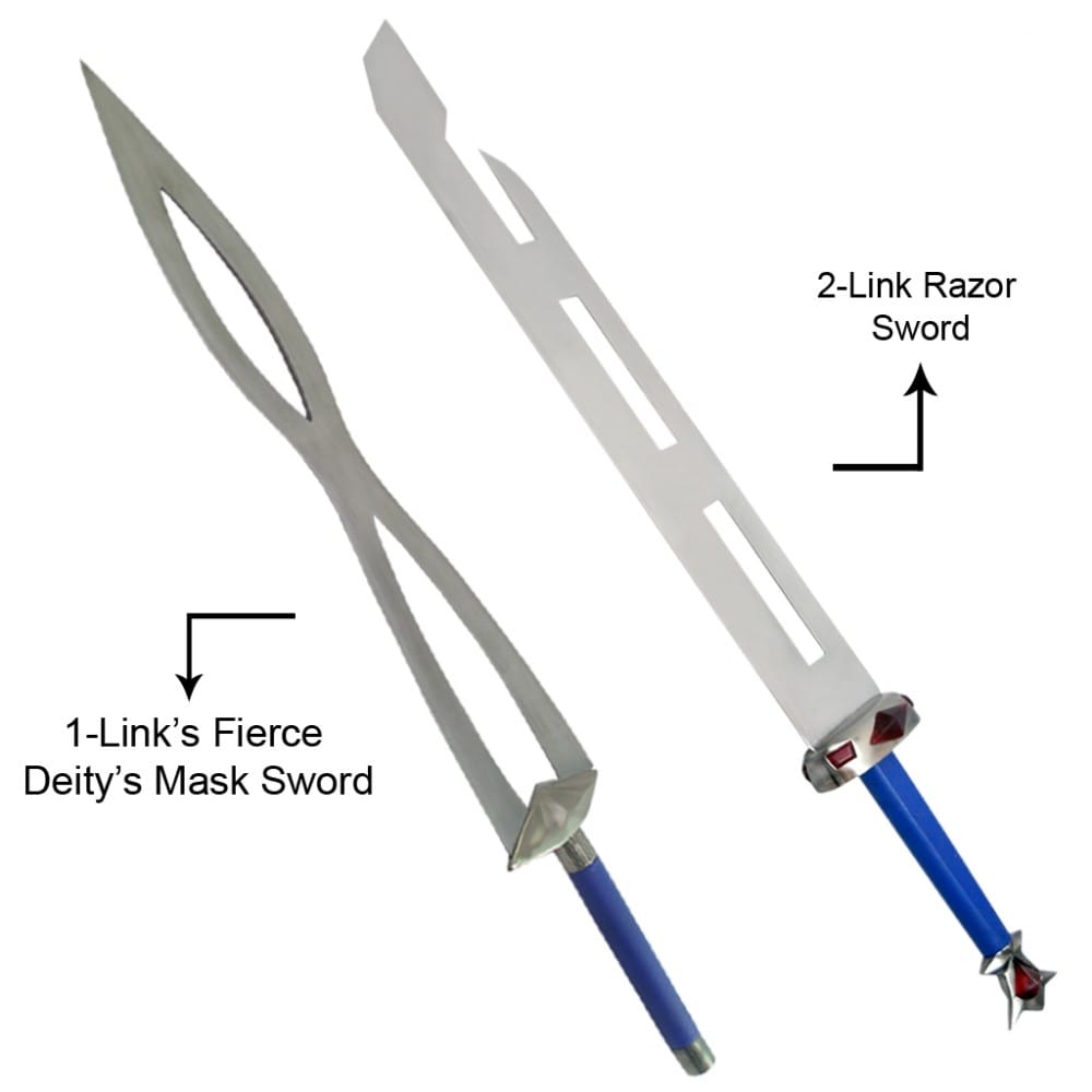 Fierce Deity’s Mask Sword & Link Razor Sword - SwordsKingdom