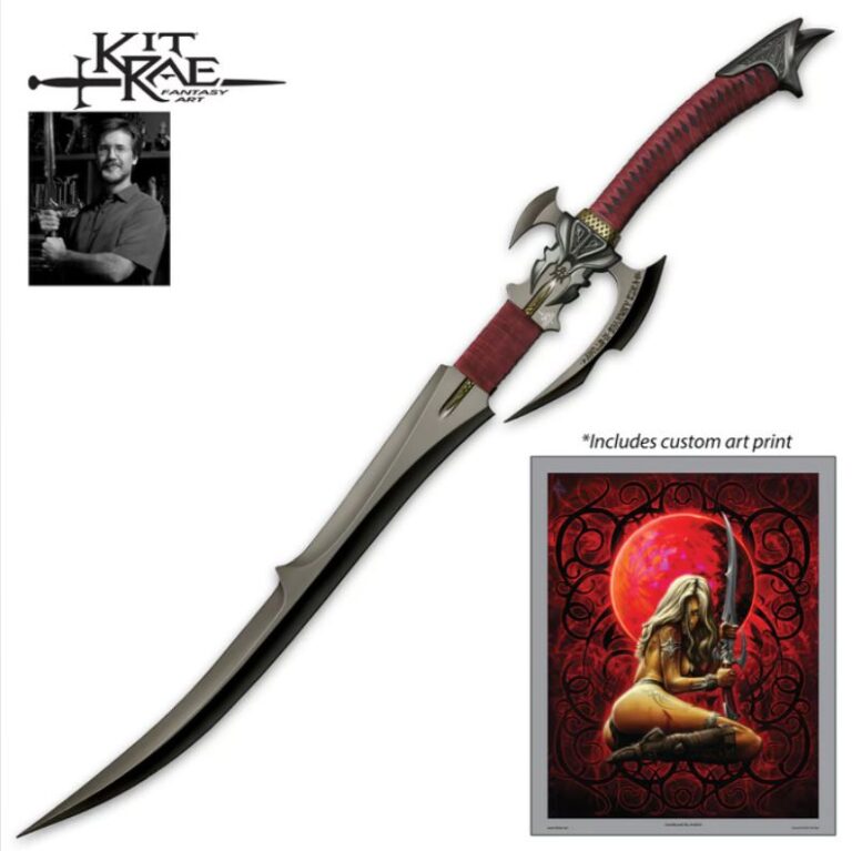 Kit Rae Vorthelok Dark Edition Fantasy Sword - SwordsKingdom