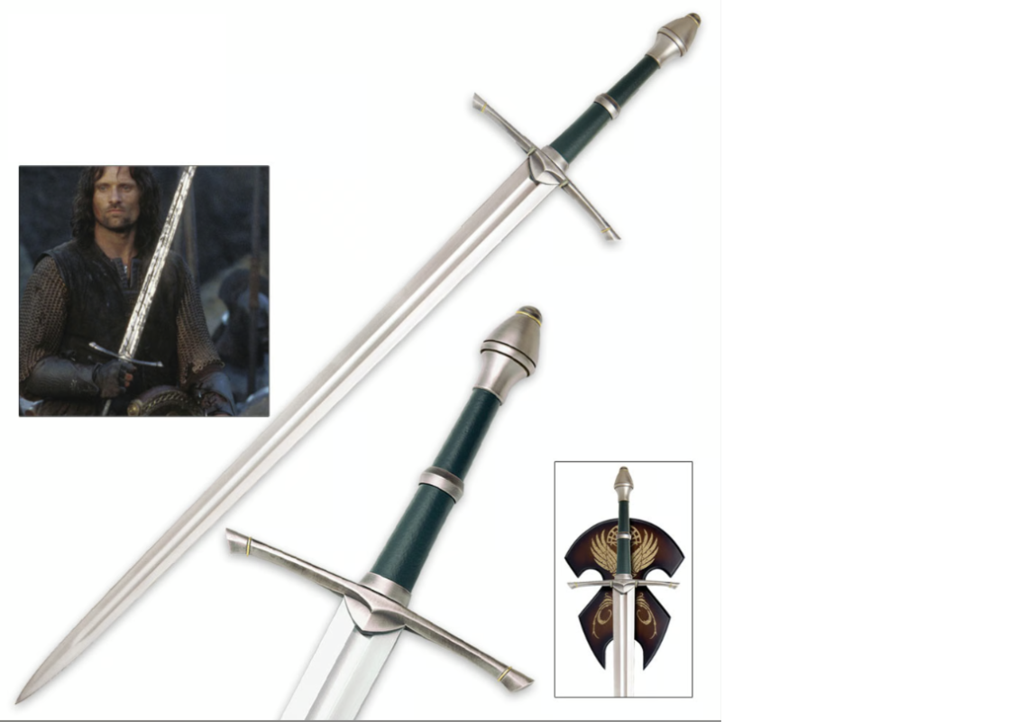 Strider's Sword - Aragorn Rangers - Lord Of The Rings - SwordsKingdom