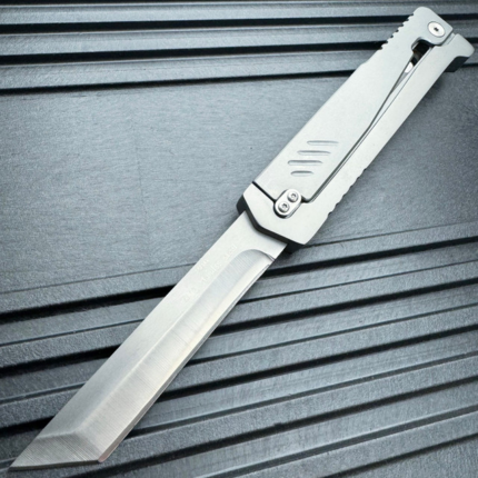 Gun Metal Gravity Knife - SwordsKingdom