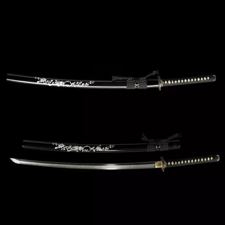 Super sharp katana sword, handmade katana sword made of T10 carbon ...