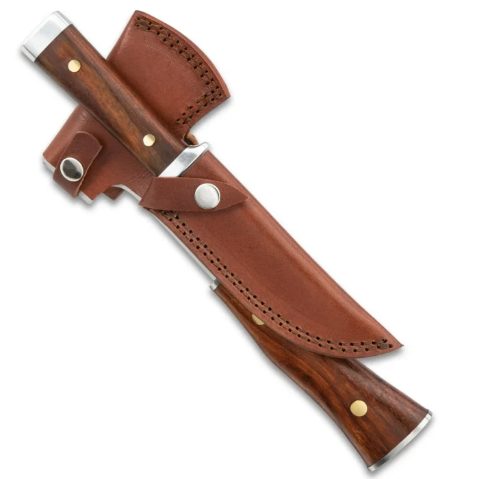 Timber Wolf Set with Sheath Camp Axe and Fixed Blade Knife - SwordsKingdom