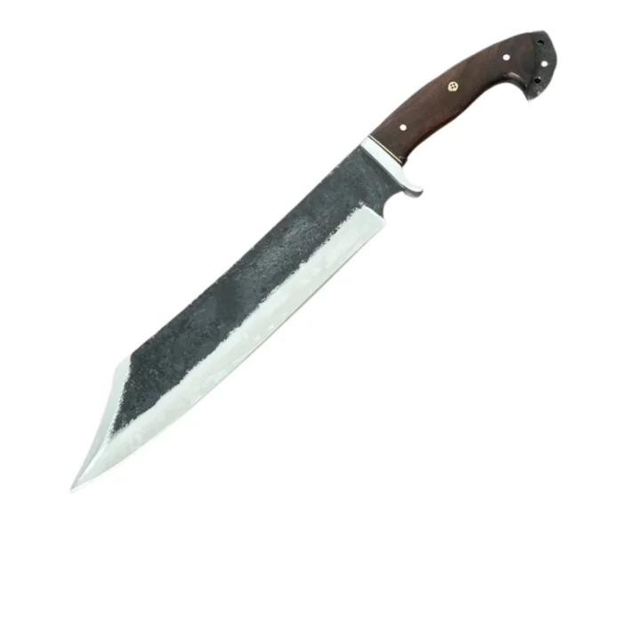 18” Reverse Tanto Bowie Knife Full Tang Carbon Steel - SwordsKingdom